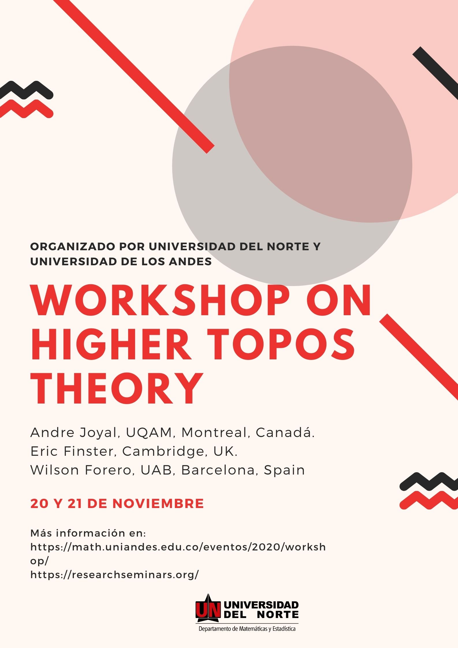 Workshop on Higher Topos Theory